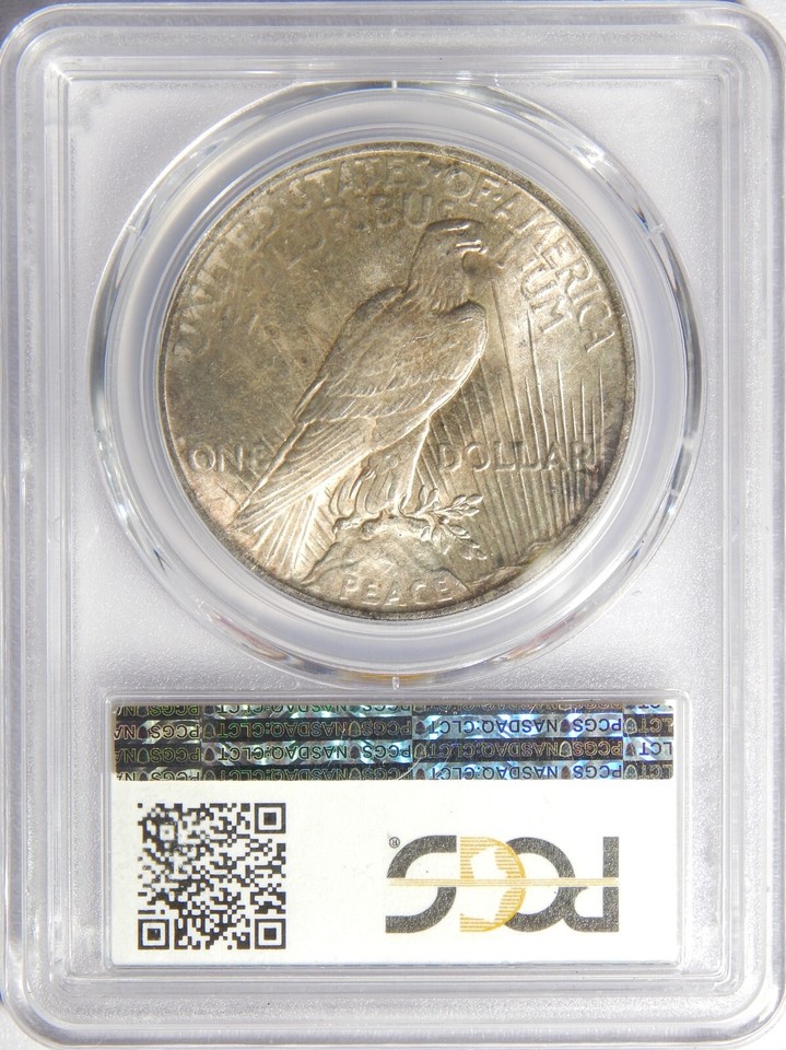 1922 P Peace Dollar Toned VAM-5B TDR Wing Break PCGS MS-65 Top Pop | eBay