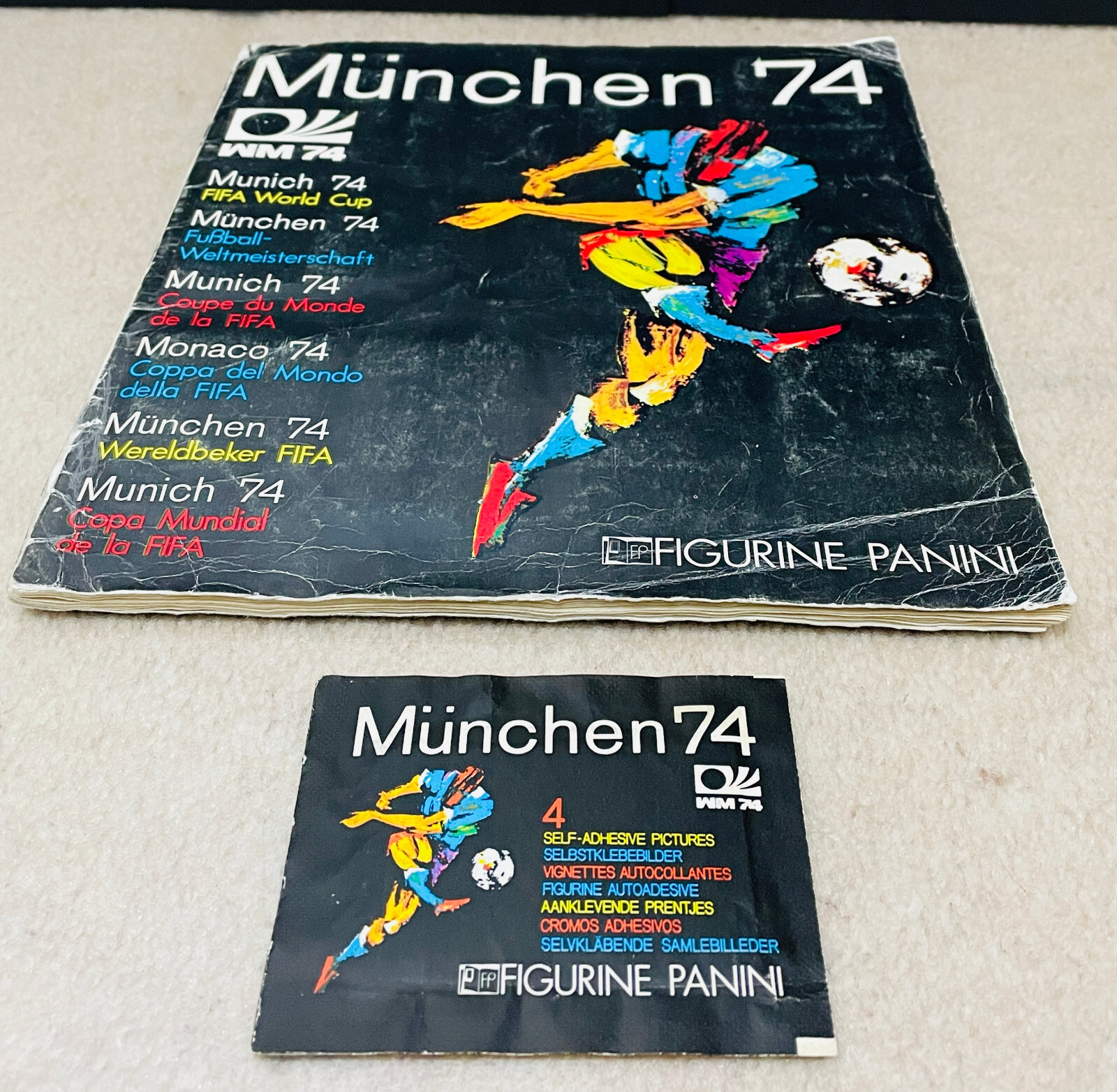 PANINI WORLD CUP 74 STICKER ALBUM ~ MUNCHEN 1974 ~ 100% COMPLETE ...
