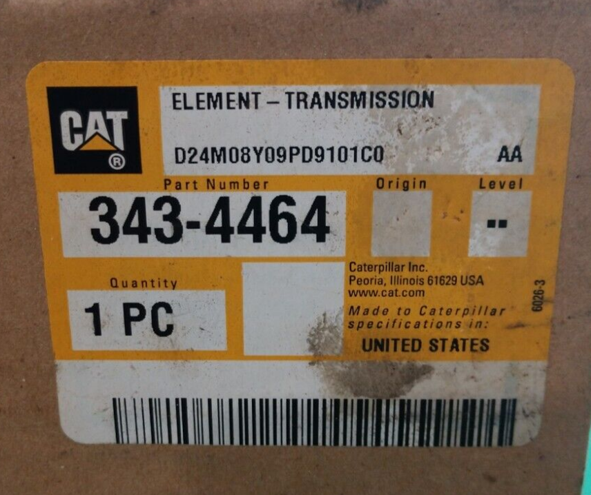 CAT GENUINE PARTS 343-4464 TRANSMISSION FILTER | eBay