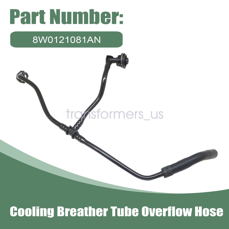 Expansion Tank Vent Hose Engine Coolant Radiator Overflow Pipe for Audi ...