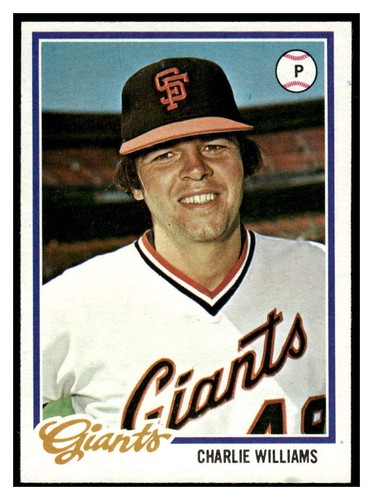 1978 Topps 561 Charlie Williams San Francisco Giants | eBay