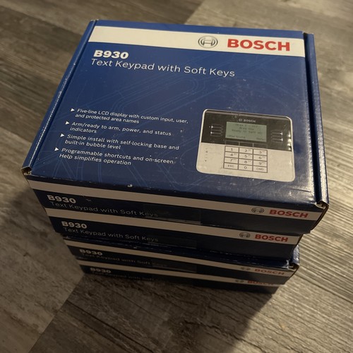 Bosch B930 Security Text Keypad with Soft Keys. BRAND NEW IN BOX. | eBay