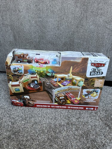 Mattel Disney and Pixar Cars On The Road Playset with 3 Toy Vehicles | eBay