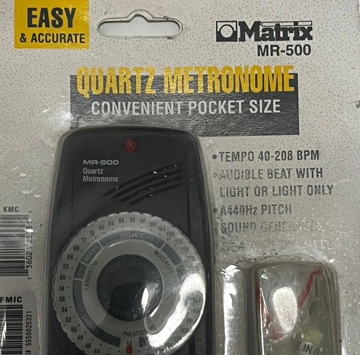 Matrix Mr-500 Quartz Metronome Visual Practice Assistance MR500 for ...