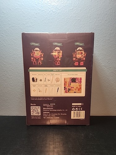 ROKR Steampunk Music Box AM601 Orpheus Robot 221 Pieces **New In Box ...