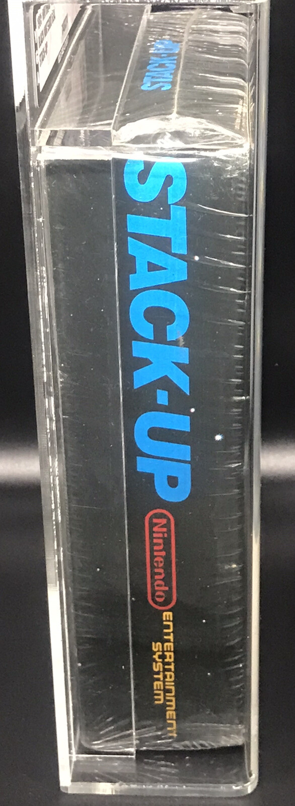 1985 Nintendo NES Black Box Stack-Up Hangtab Sticker Sealed VGA 75 Big ...