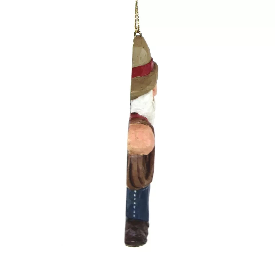 Eddie Walker COWBOY RANCHER SANTA 4" Ornament Christmas Midwest Cannon ...