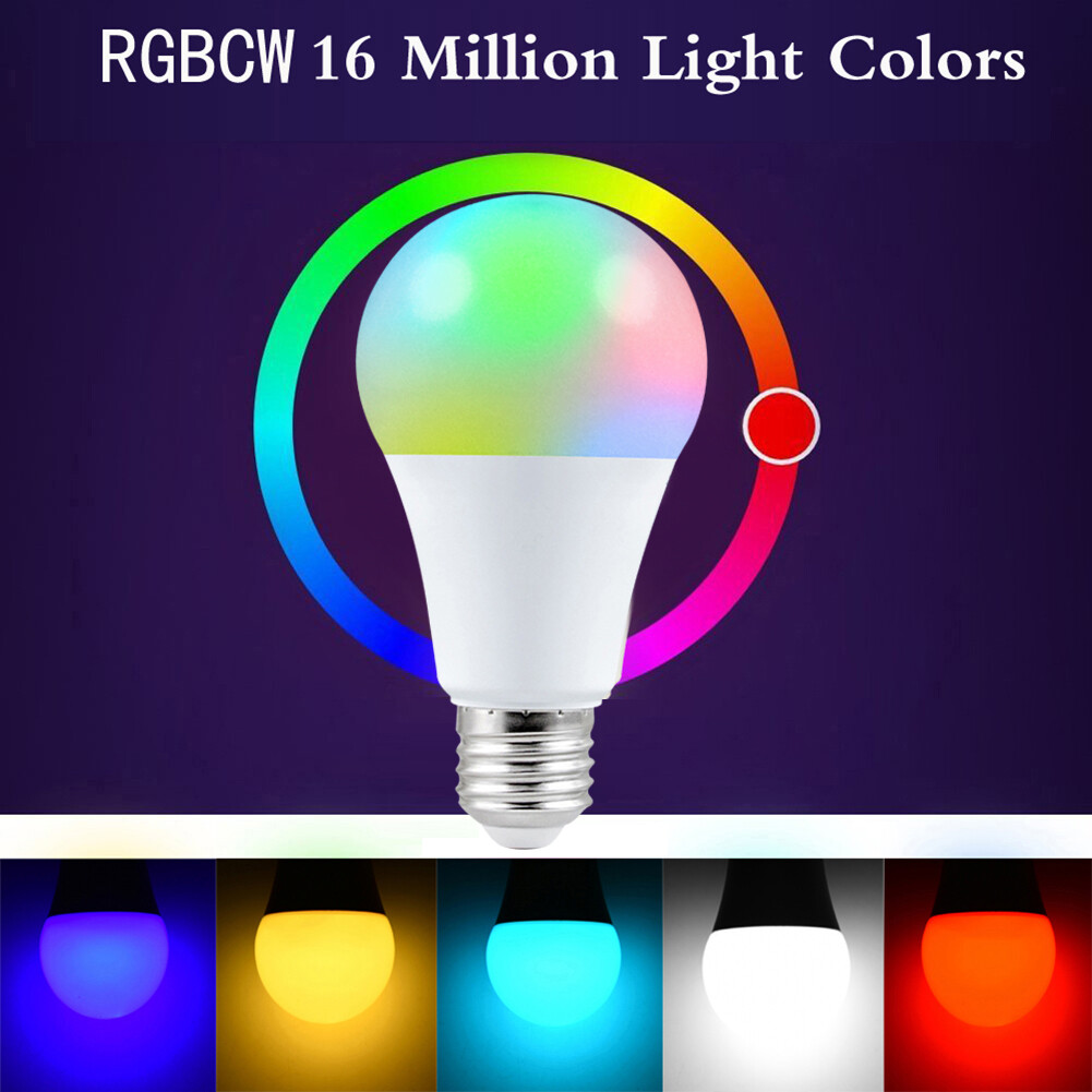 5/10/15W LED Chandelier Lamp Power Saving Rgb Light Bulb for Holiday ...