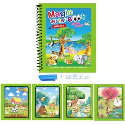 Animal Magic Book Children Water Drawing Books Education and Learning ...