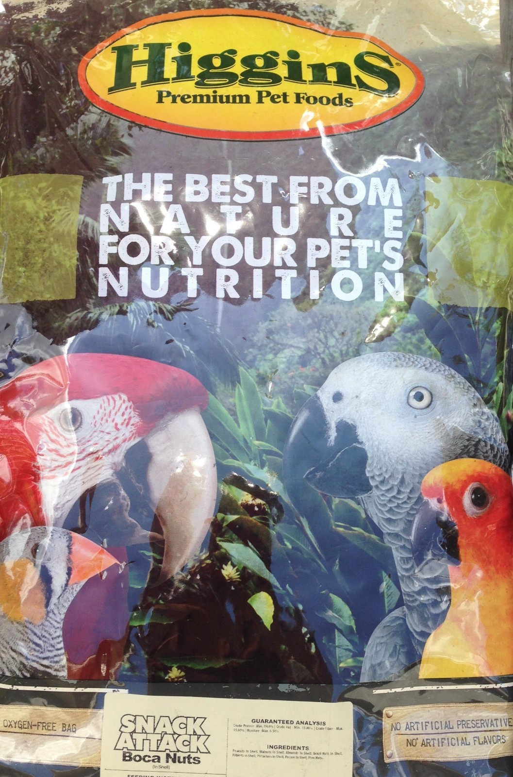 Higgins parrot boca nuts treats Macaws Mixed Nuts in Shell Pecans ...