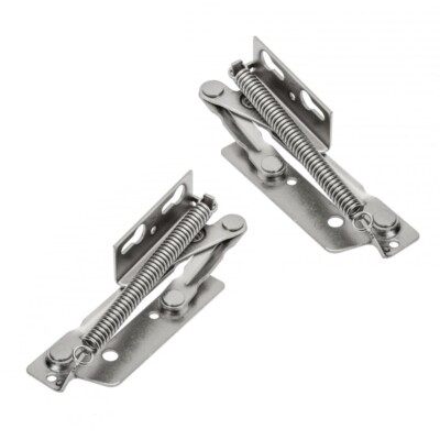 Pair of Lift up cabinet door spring assisted stay hinges | eBay UK