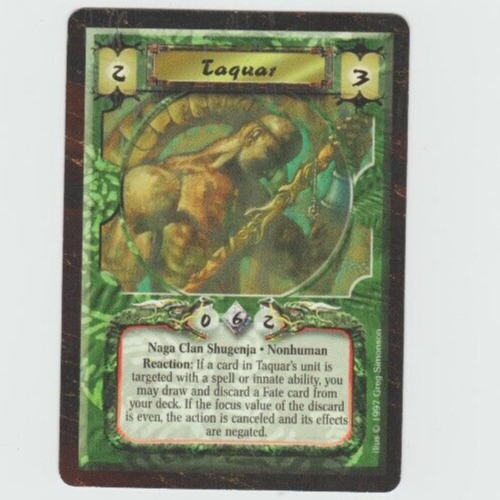 Legend of the five rings L5R CCG Taquar Naga Clan Shugenja Nonhuman | eBay