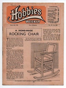 Vintage Hobbies Weekly Magazine Vol 109 No 2836 printed in 1950 Rocking ...