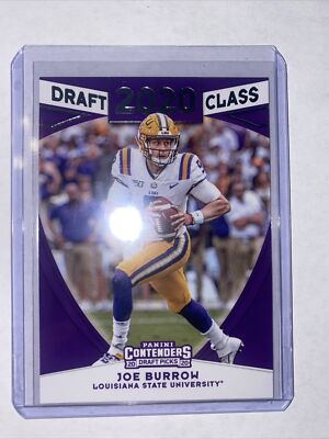 2020 Contenders Draft Picks Joe Burrow Rookie Draft Class Insert ...