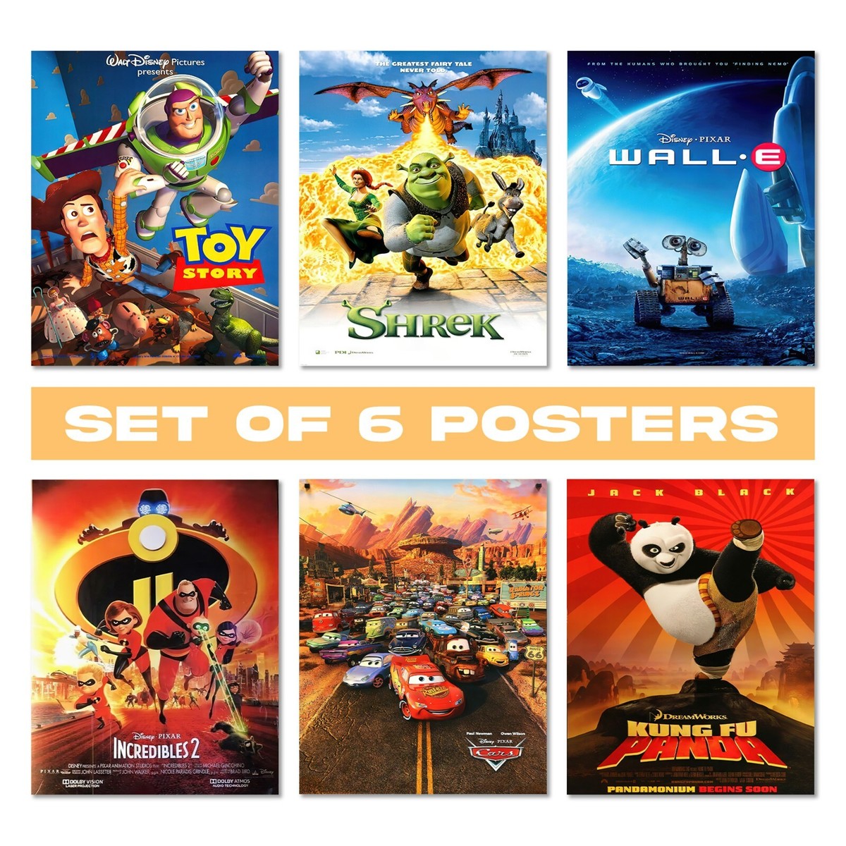 Pixar Filmposter Disney Pixar Turning Red 11" X 17" Collector's Movie