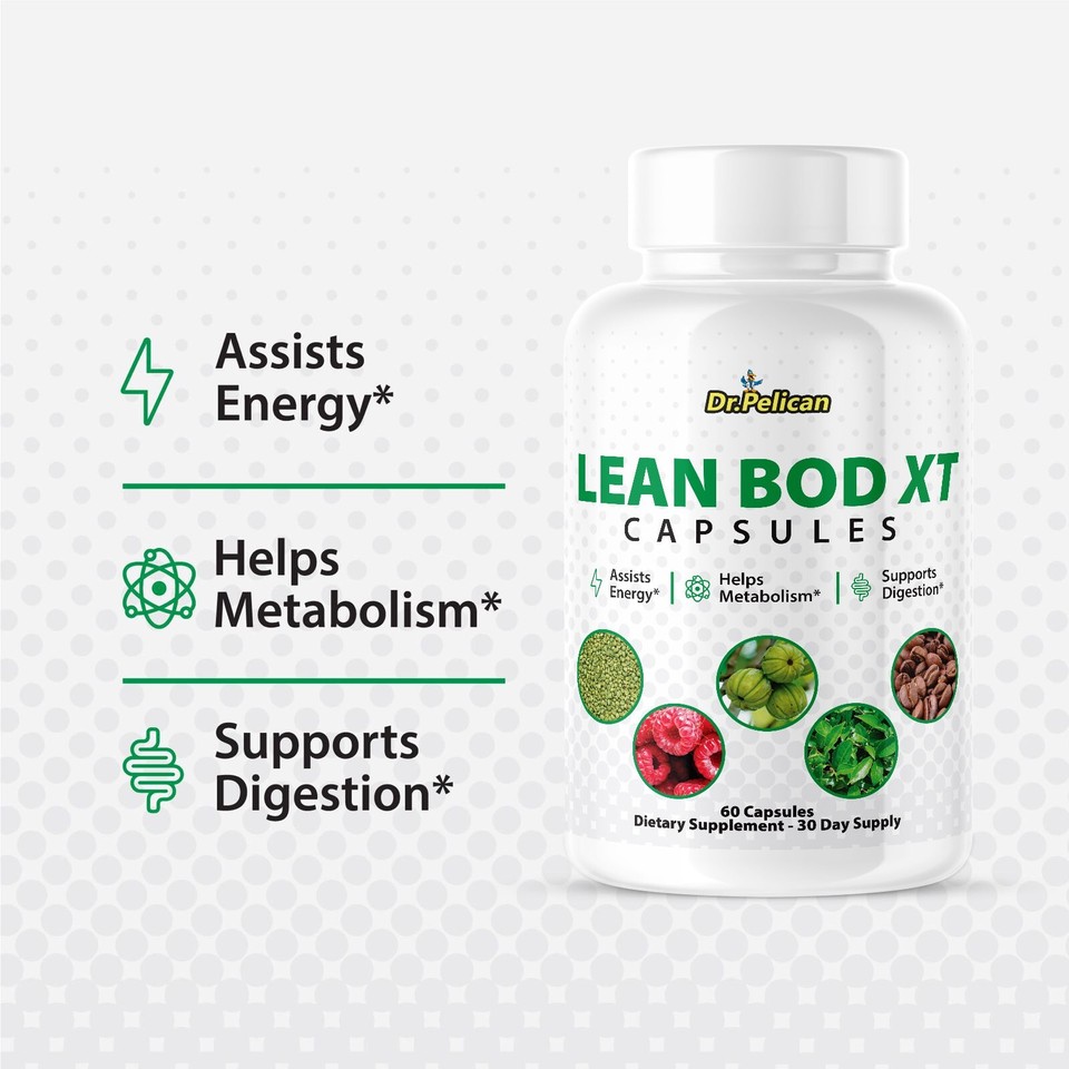Lean Bod XT- Metabolism Support, Weight Management Supplement- 4 ...