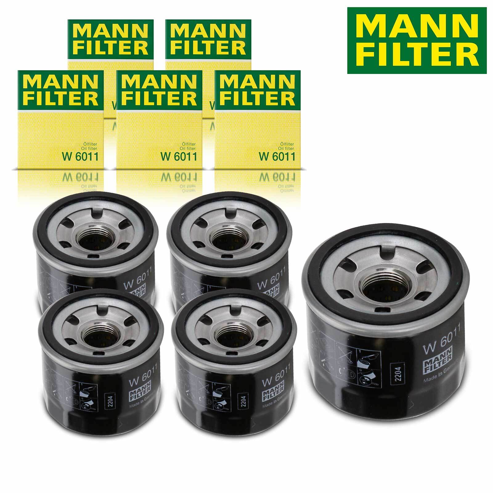 5X ORIGINAL MANN FILTER ÖLFILTER FÜR MITSUBISHI I PAJERO SMART FORTWO ...