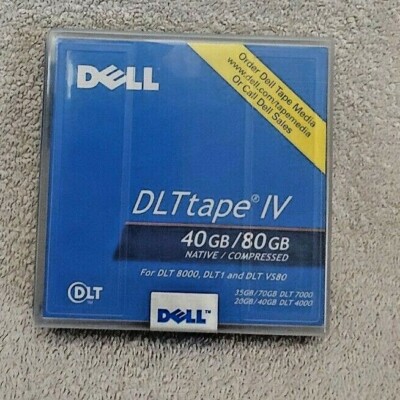 Lot of 9 Dell DLT tape IV Tape Cartridges - Dell P/N 09W080 - NIB | eBay
