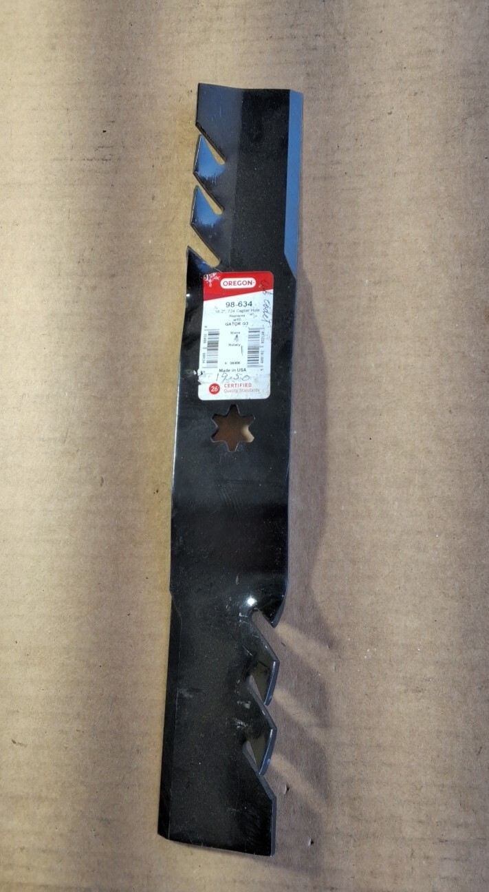Qty 1 Oregon 98-634 Mower Blades Replaces 742-0644 / 942-0644 ~ Star ...