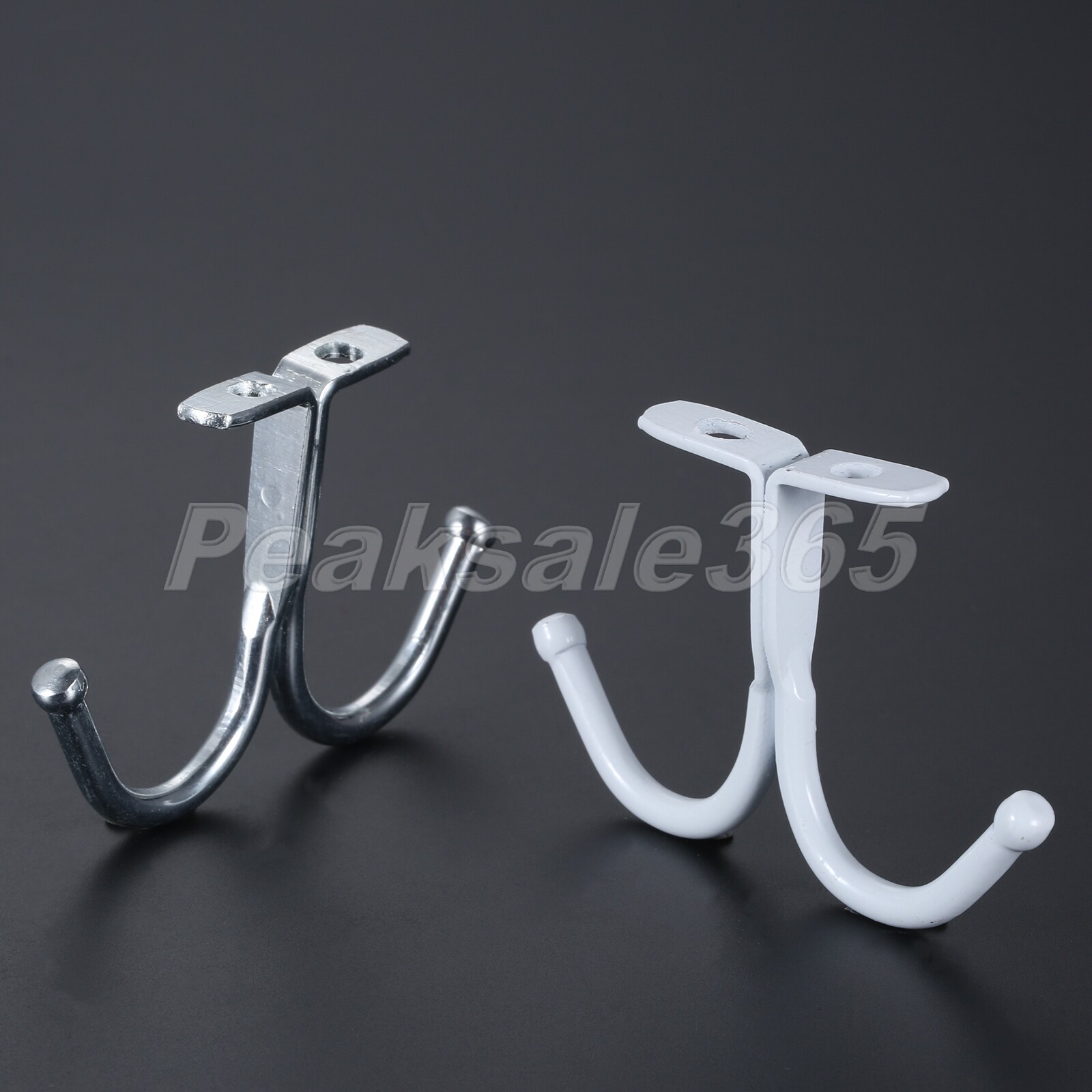 2Pcs Zinc Alloy Double Prong Ceiling Hooks Clothes Hanger Hardware ...