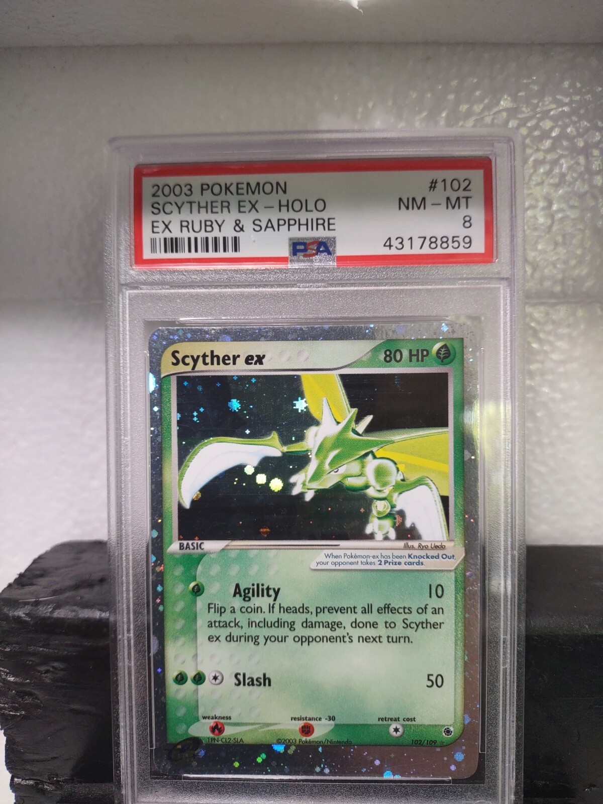 Pokemon Card - 2003 Scyther ex Ruby and Sapphire 102/109 Rare Holo | eBay