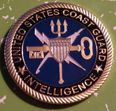 US COAST GUARD JAG INTELLIGENCE COLORIZED ART ROUND CHALLENGE COIN | eBay