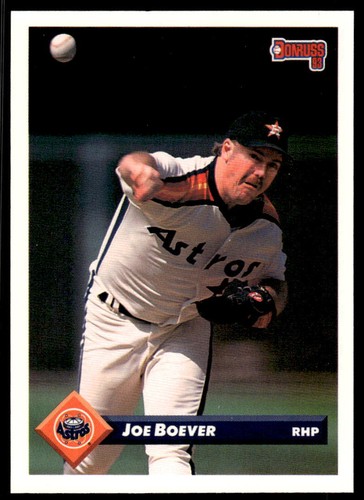 1993 Donruss 504 Joe Boever Houston Astros Baseball Card | eBay