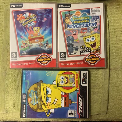 SpongeBob SquarePants Pc Games Lot X 3 | eBay