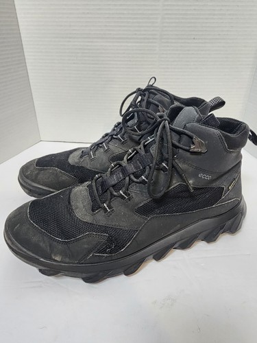 Ecco Mx Mid GTX Mens Size 11-11.5 Black Outdoor Casual Hiking Boots ...