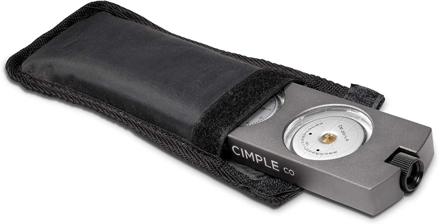 Handheld Clinometer Compass w Case Combo - Satellite Inclinometer ...