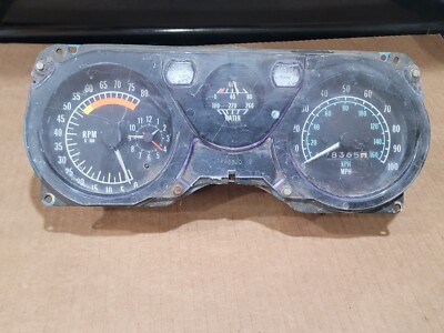 PONTIAC Trans Am Formula GAUGE CLUSTER 100 Mph 8k TACH SPEEDOMETER OIL ...