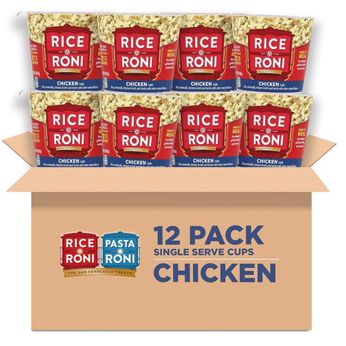 Rice-A-Roni Cups, Chicken Flavor, 1.97Oz Pack of 12 Cups 313083593537| eBay