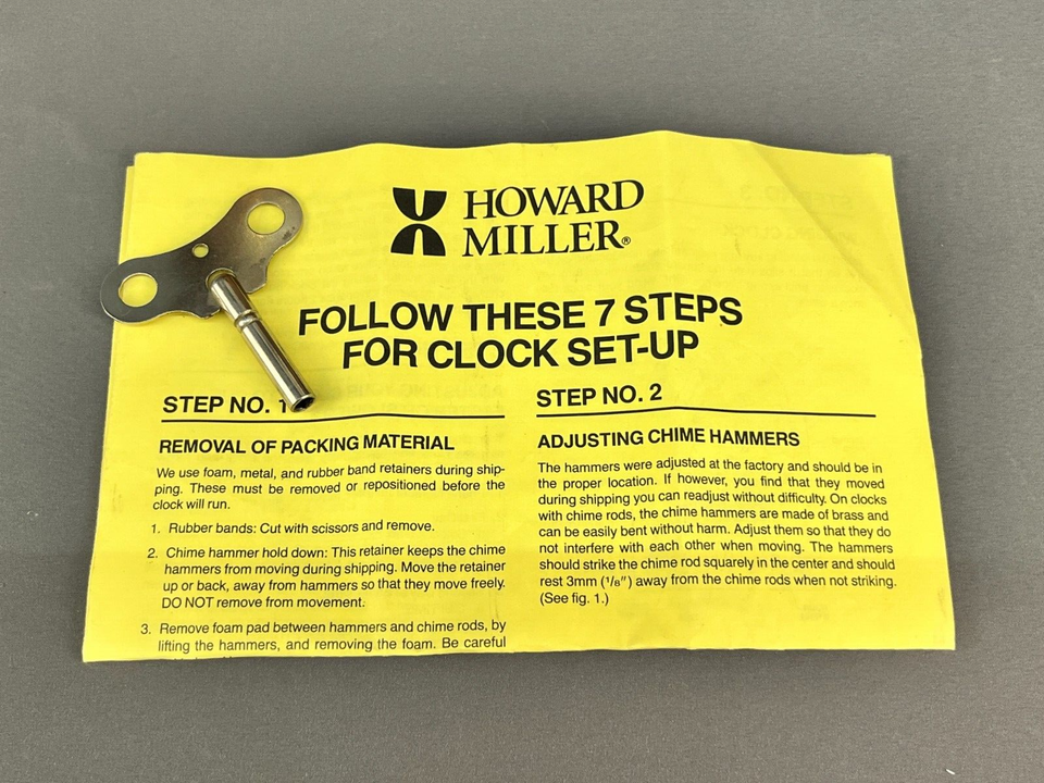 Howard Miller(613-180) Barrister Mantel Clock Westminster Chime 340-020 ...