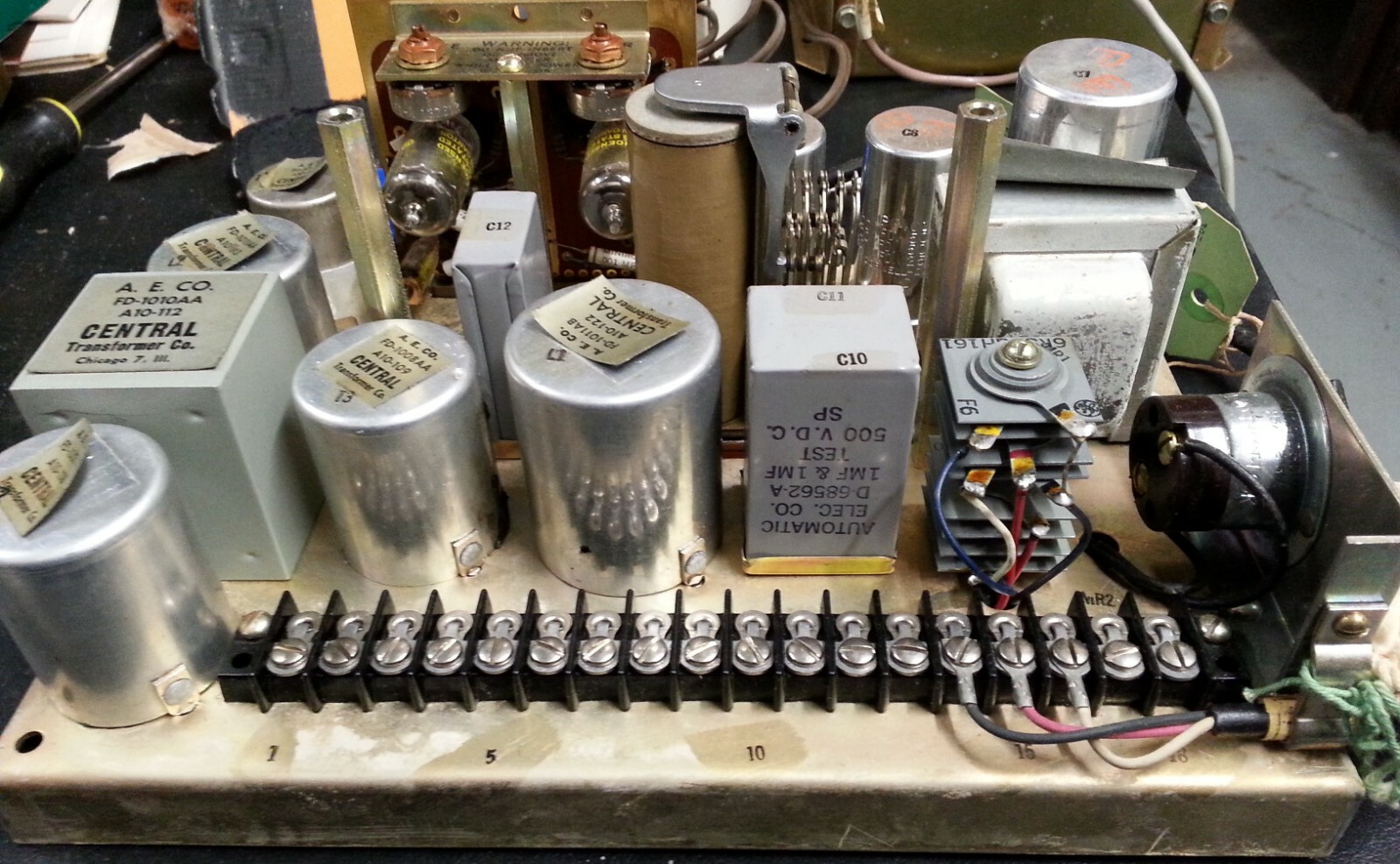 Rare Vintage Automatic Electric Tube Power Amp Unit For AE 88 ...