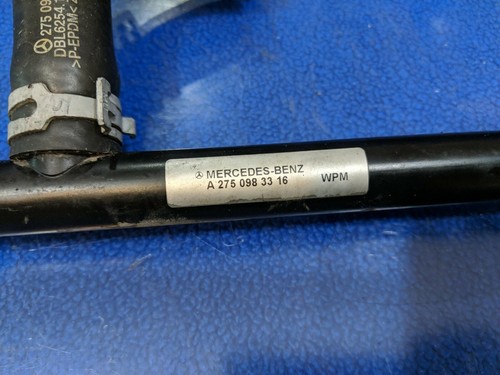 m275 MERCEDES W220 S600 CL600 S65 ENGINE RADIATOR COOLANT FLUID HOSE ...