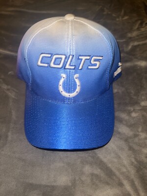 INDIANAPOLIS COLTS Puma Pro Line Hat Cap Adjustable NFL White Blue One ...
