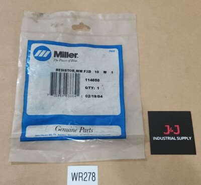 *NEW SURPLUS* Miller 114050 Resistor WW FXD 10 W 1K Ohm Wound Resistor ...