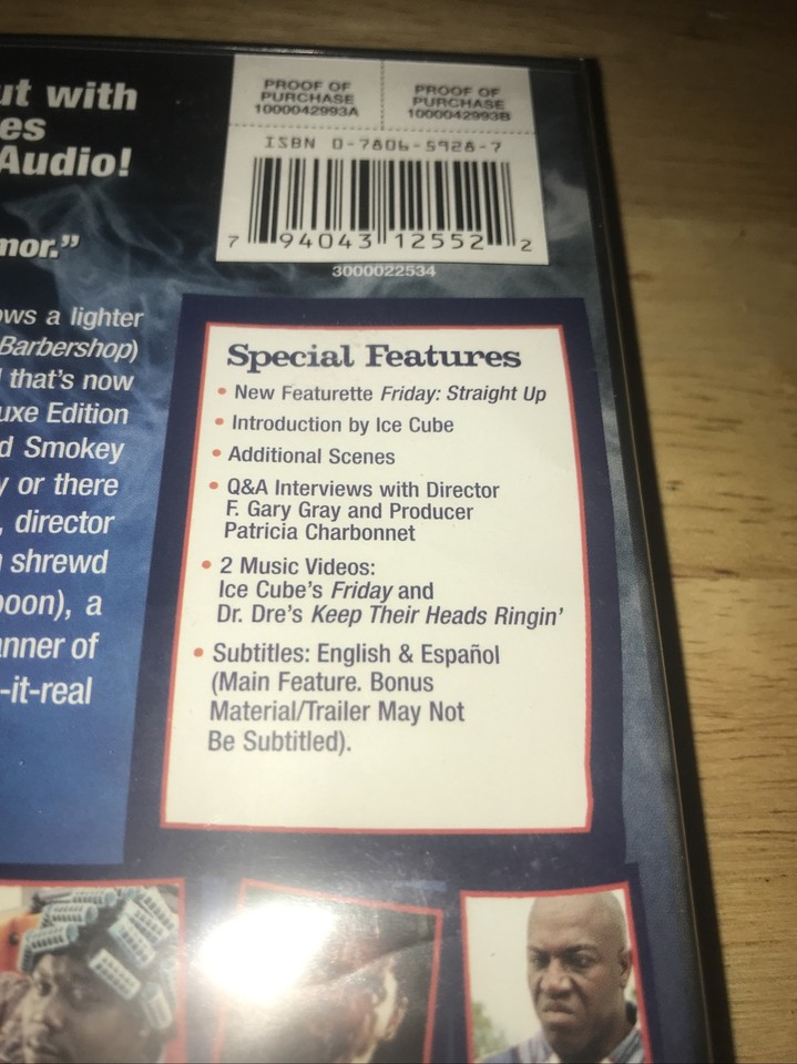 Friday (Director's Cut) (DVD, 1995) Factory Sealed Free Shipping ...