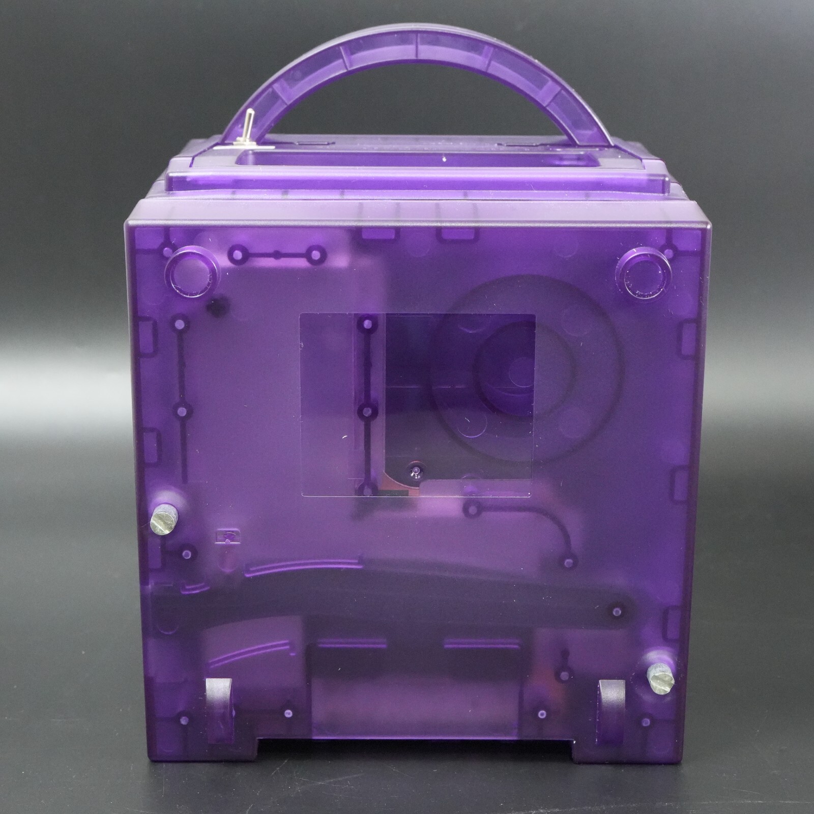 Nintendo GameCube Clear Purple Shell NTSC U-C/J Region Switch Mod w/GB ...