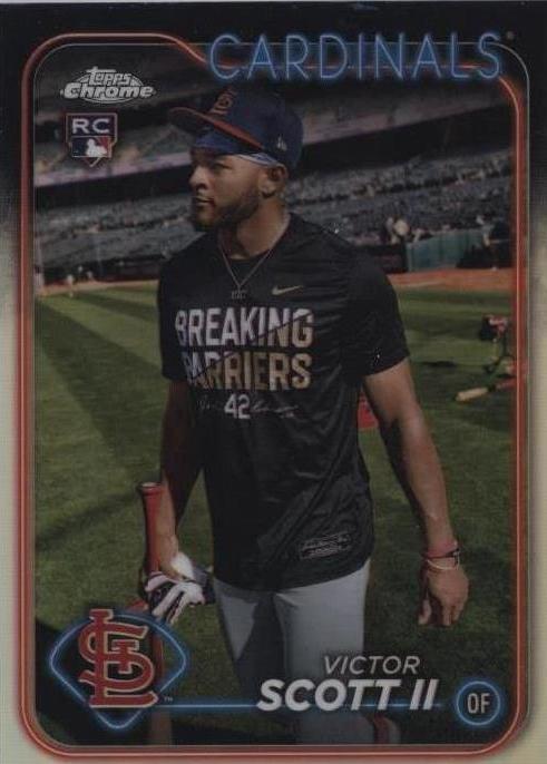 2024 Topps Chrome Update Series - Image Variation Victor Scott II # ...