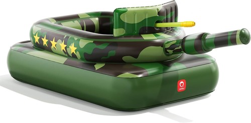 Inflatable Tank Pool Float with Water Cannon for Adults & Kids, Ages 6 ...
