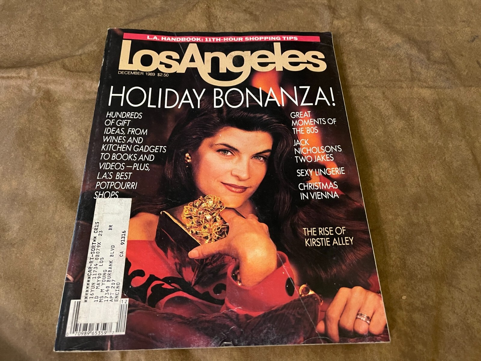 DECEMBER 1989 - LOS ANGELES local news magazine KIRSTIE ALLEY | eBay