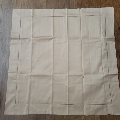 NWOT Sferra Fiona Euro Sham Sand Tan 100% Egyptian Cotton Sateen Italy ...