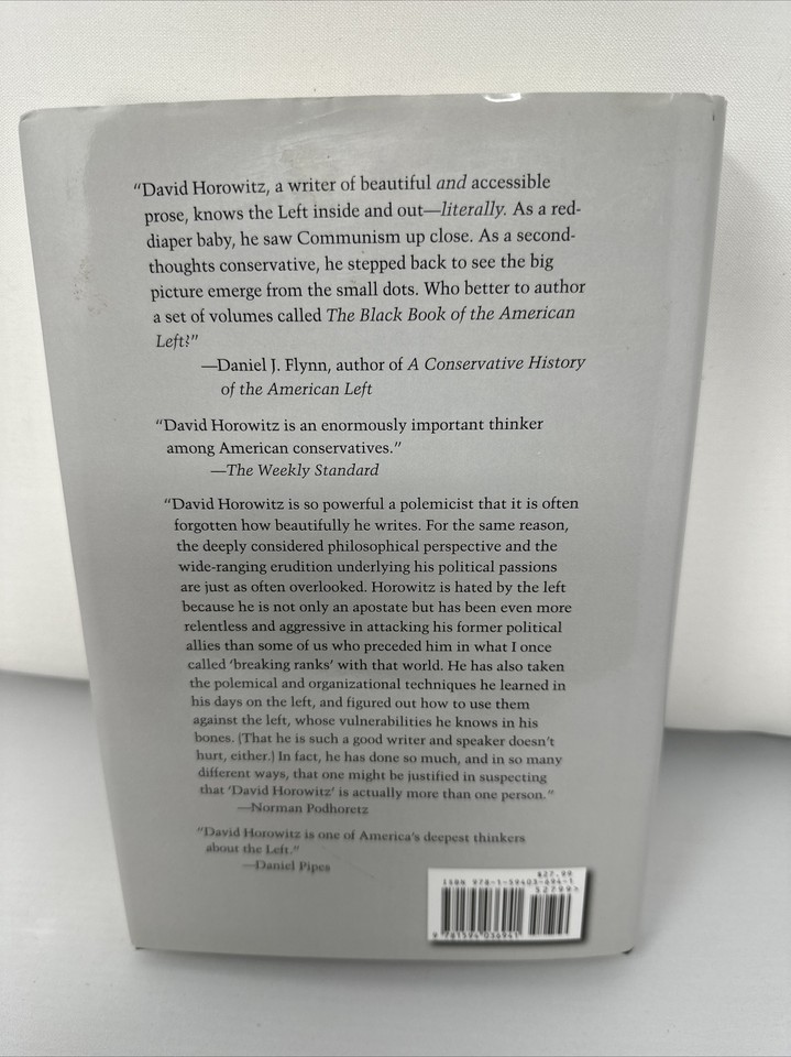 SIGNED - The Black Book of the American Left by DAVID HOROWITZ (2013 ...