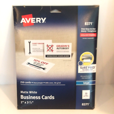 Avery Template 8371 Business Card Templates For Word