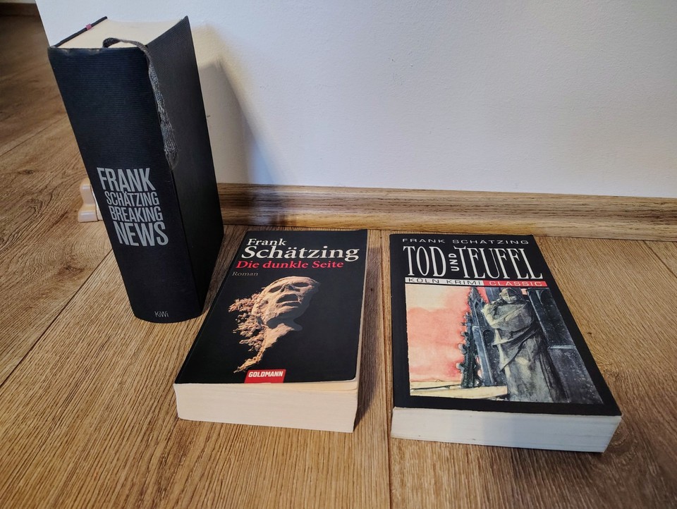 Frank Schätzing: 3 Bücher: Die dunkle Seite, Breaking News(deutsch ...