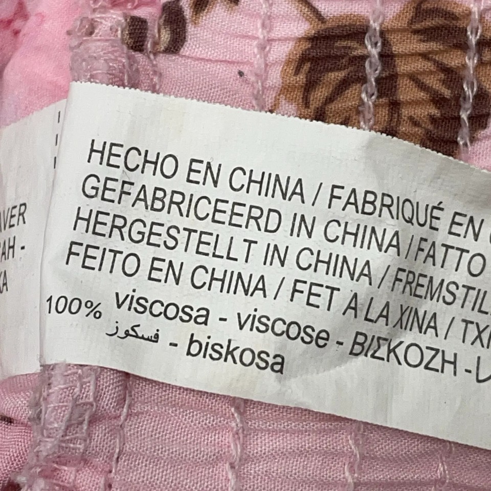 Stradivarius, Shorts, Größe: M, Pink/Mehrfarbig, Viskose, Blumen, Damen ...