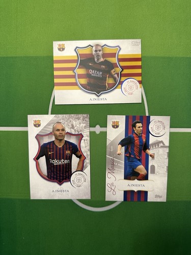FC Barcelona Topps 125 Anniversary Iniesta Lot (3 Cards) | eBay
