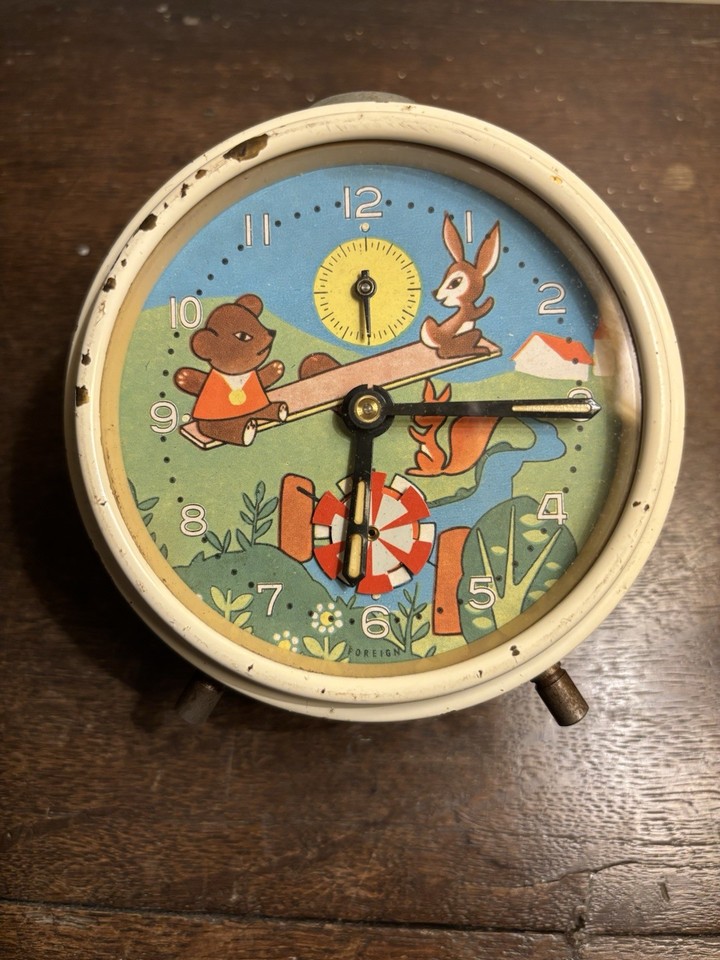A Vintage Children’s Clock Alarm Clock | eBay UK