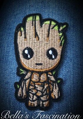 Marvel Baby Groot Patch Iron On Embroidered Applique Guardians Of The ...